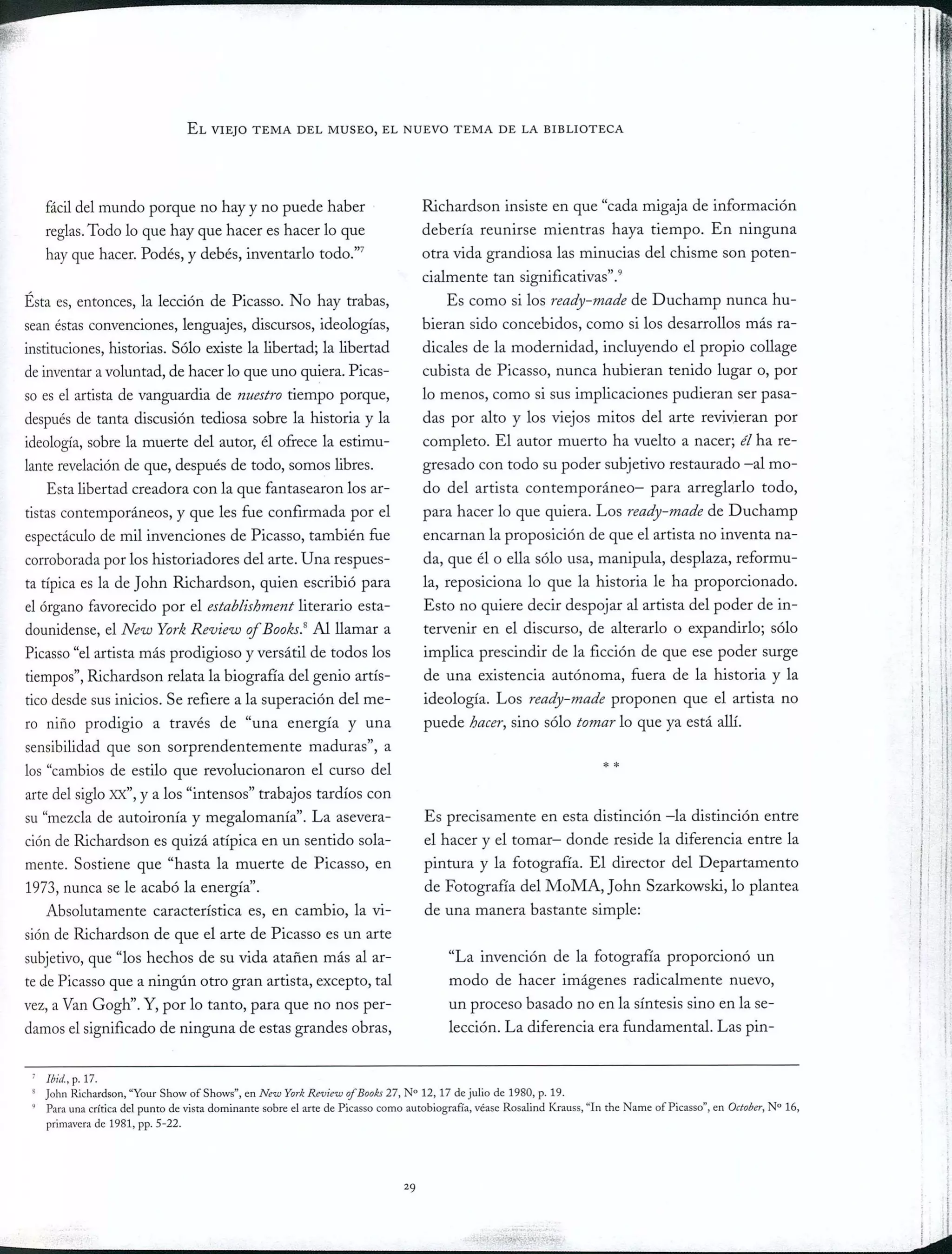 Crimp Douglas :: El viejo tema del museo | PDF