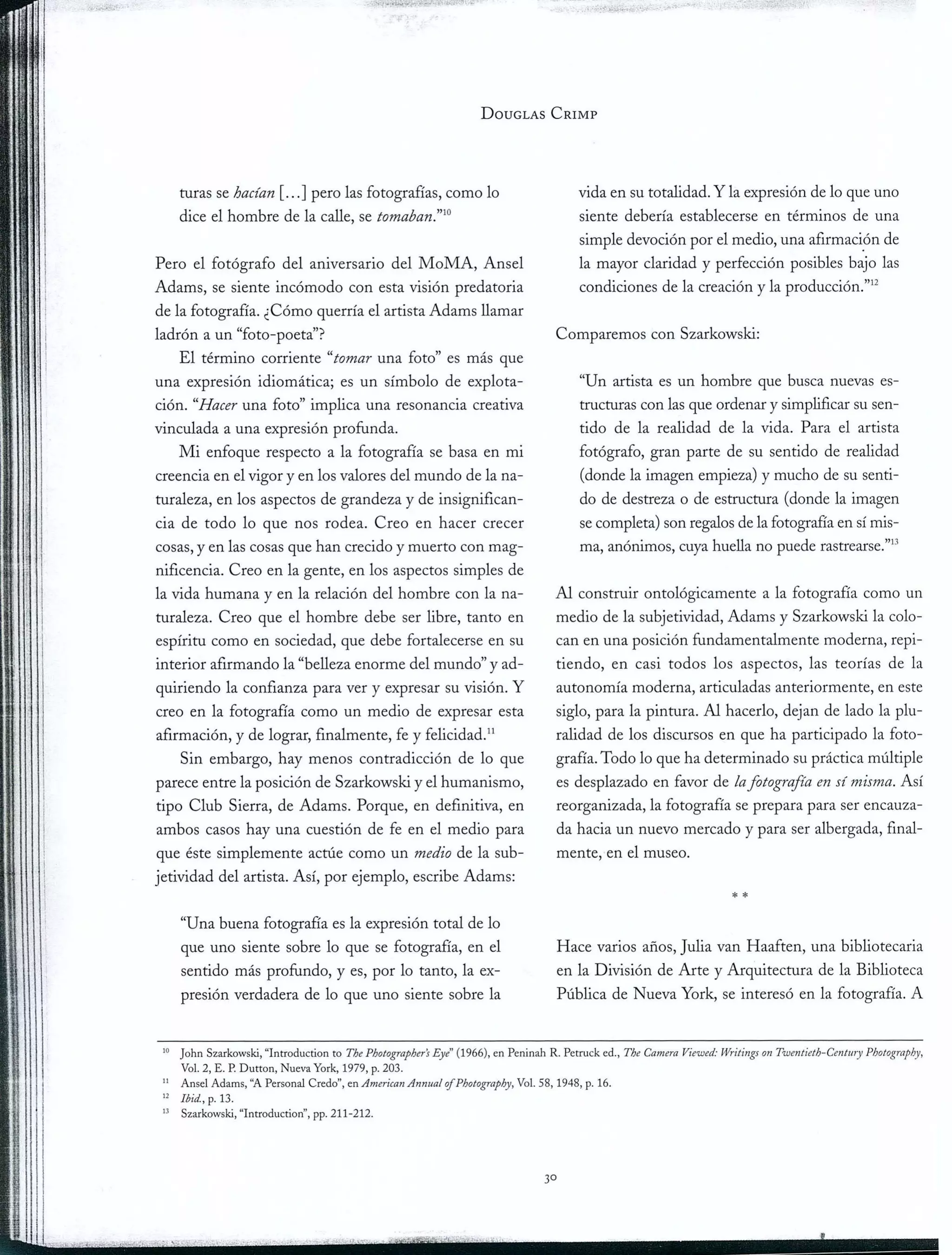 Crimp Douglas :: El viejo tema del museo | PDF