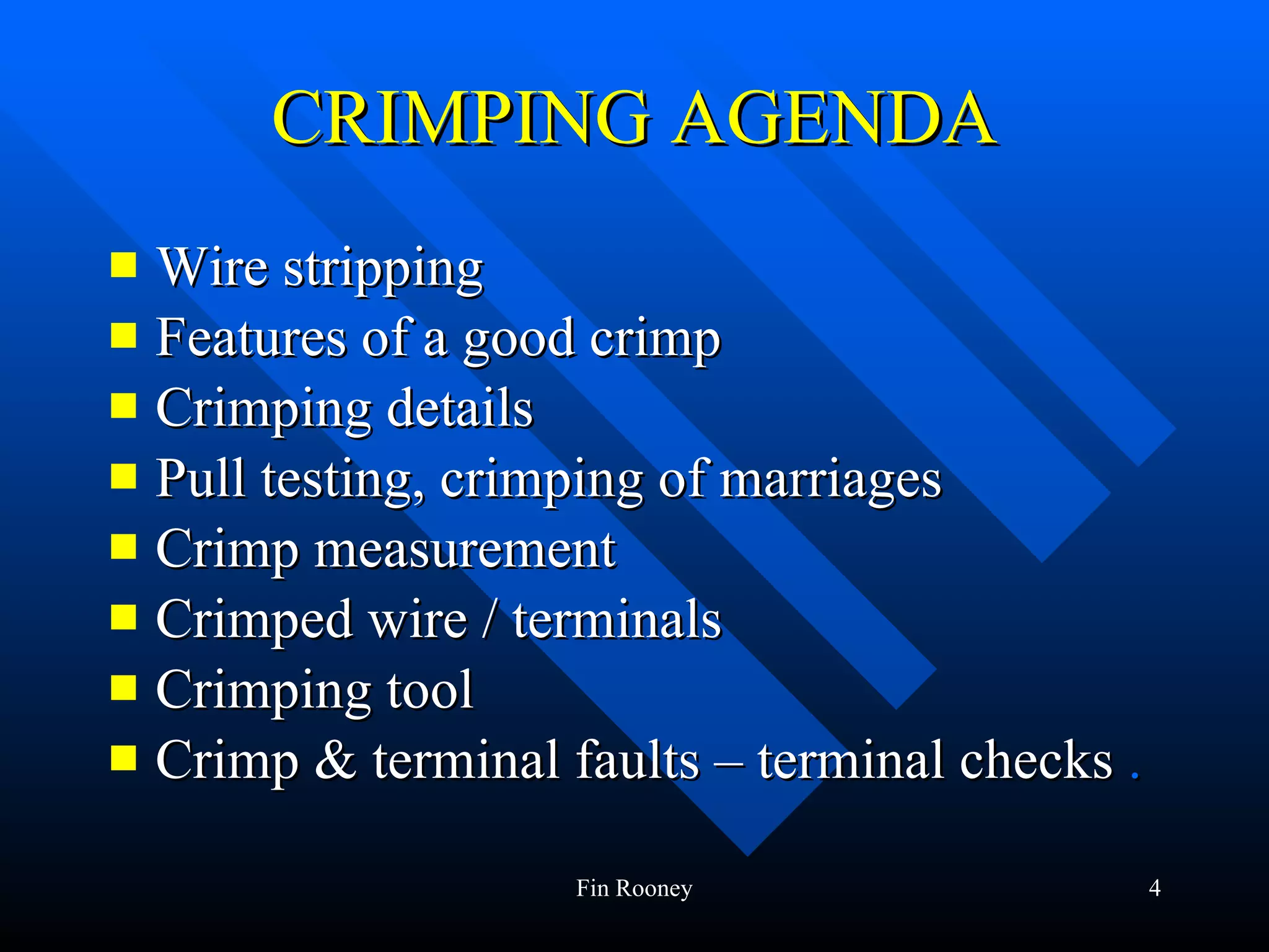 Crimping Presentation | PPT