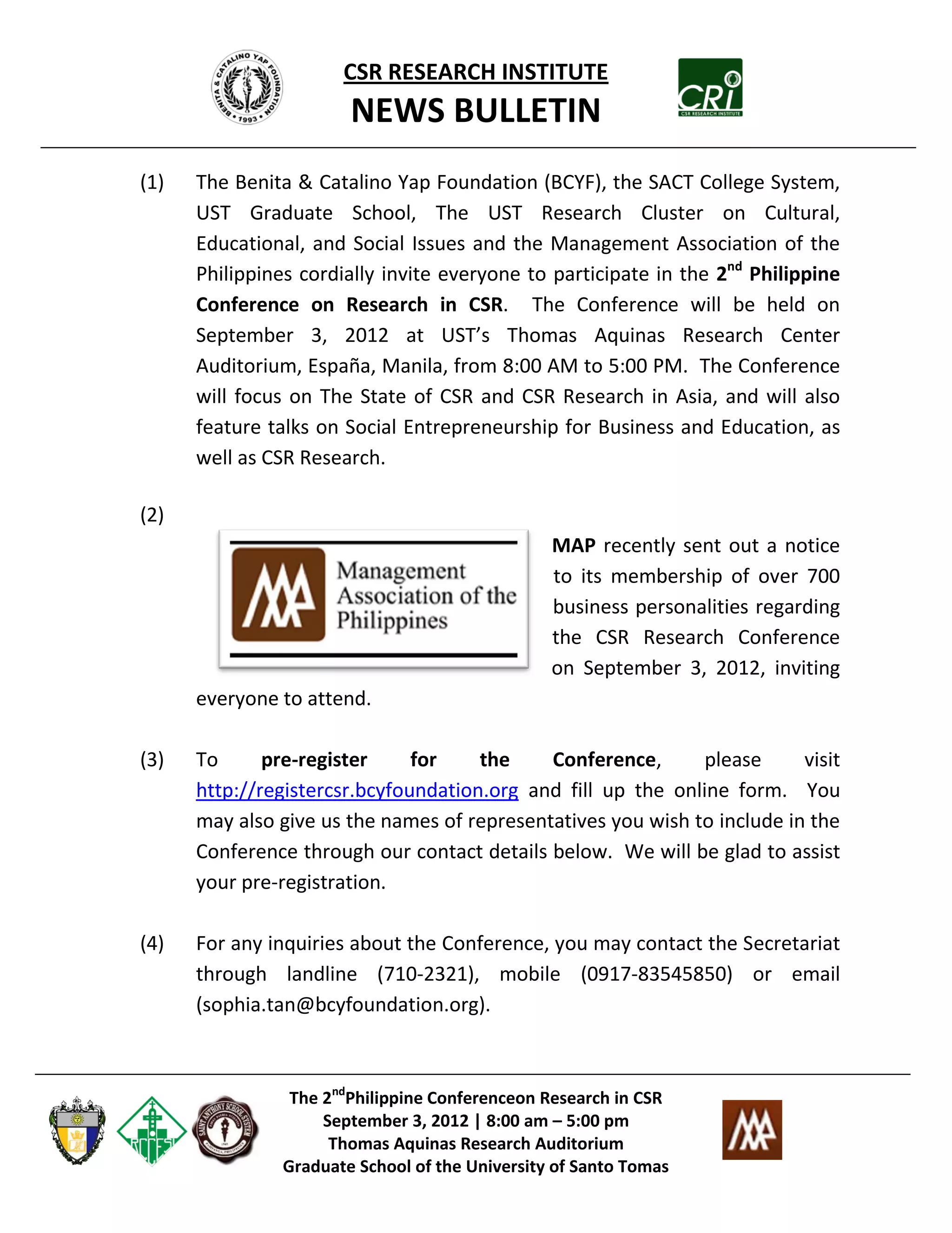 CSR Research News Bulletin #1 | PDF | Television | Entertainment