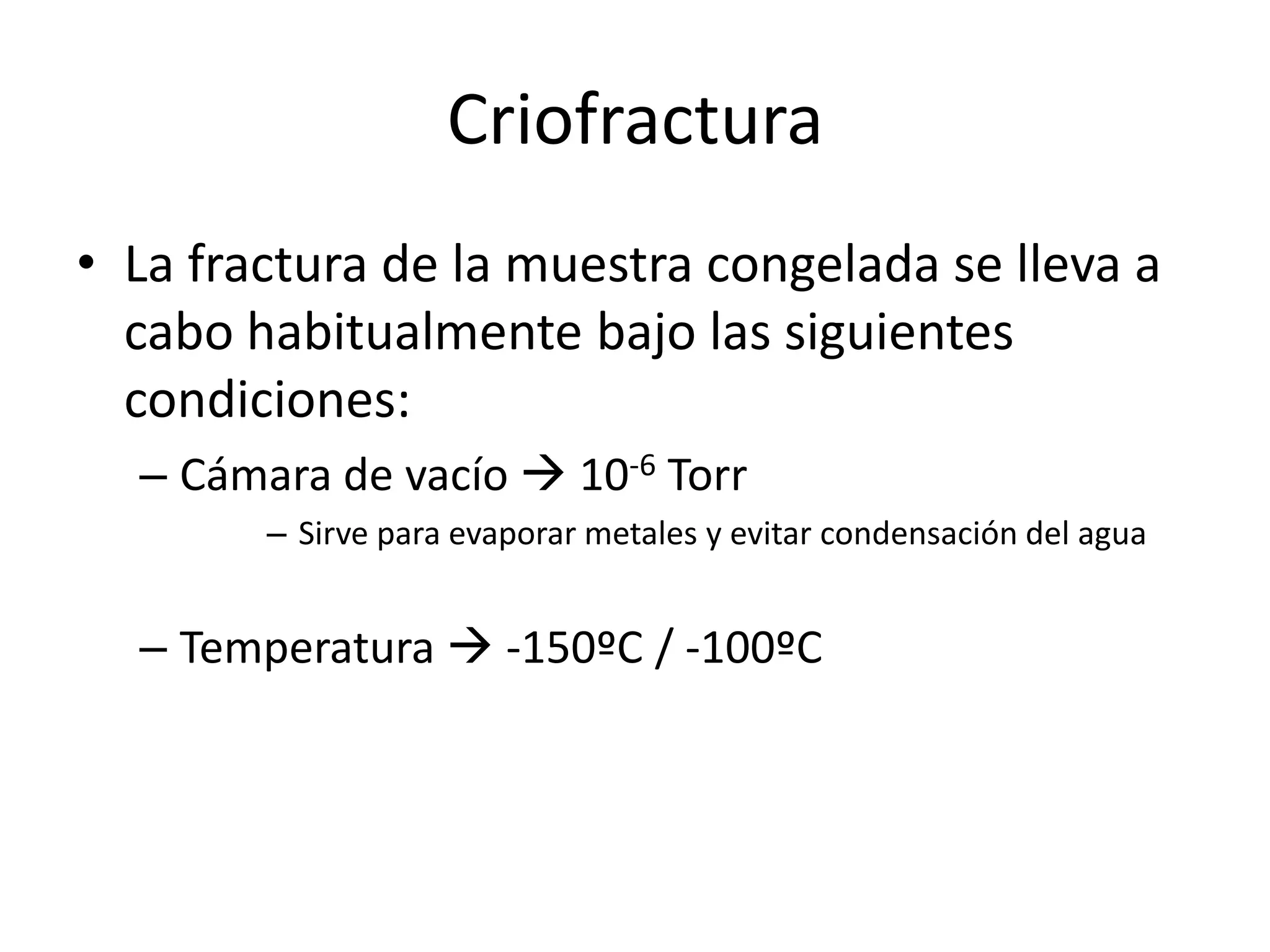 Criofractura | PPTX