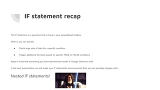 IF Statement Tutorial | PPT