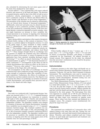 Crioterapia x sensação e variabilidade da força isométrica | PDF ...