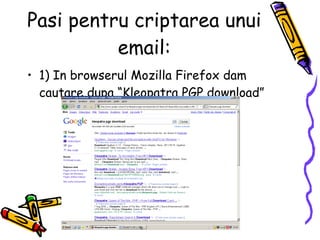 Criptarea unui email | PPT