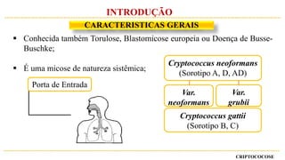 Criptococose patogenicidade | PPTX