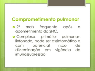 Criptococose pulmonar | PPTX