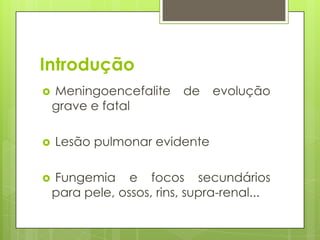 Criptococose pulmonar | PPTX