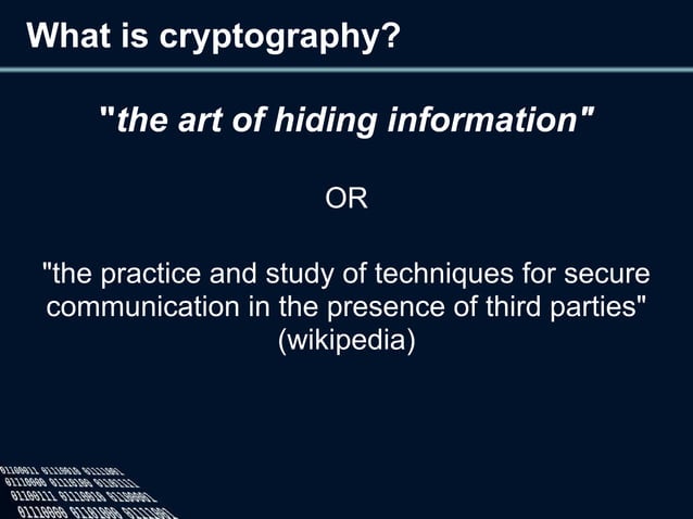 Introduction to Cryptography | PDF | Information and Network Security | Computing