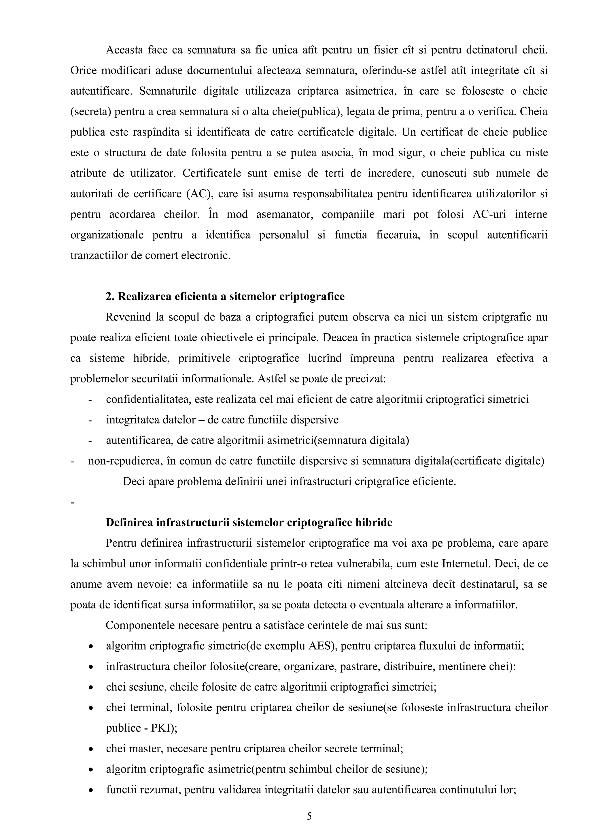 Criptografie si informatii | DOC