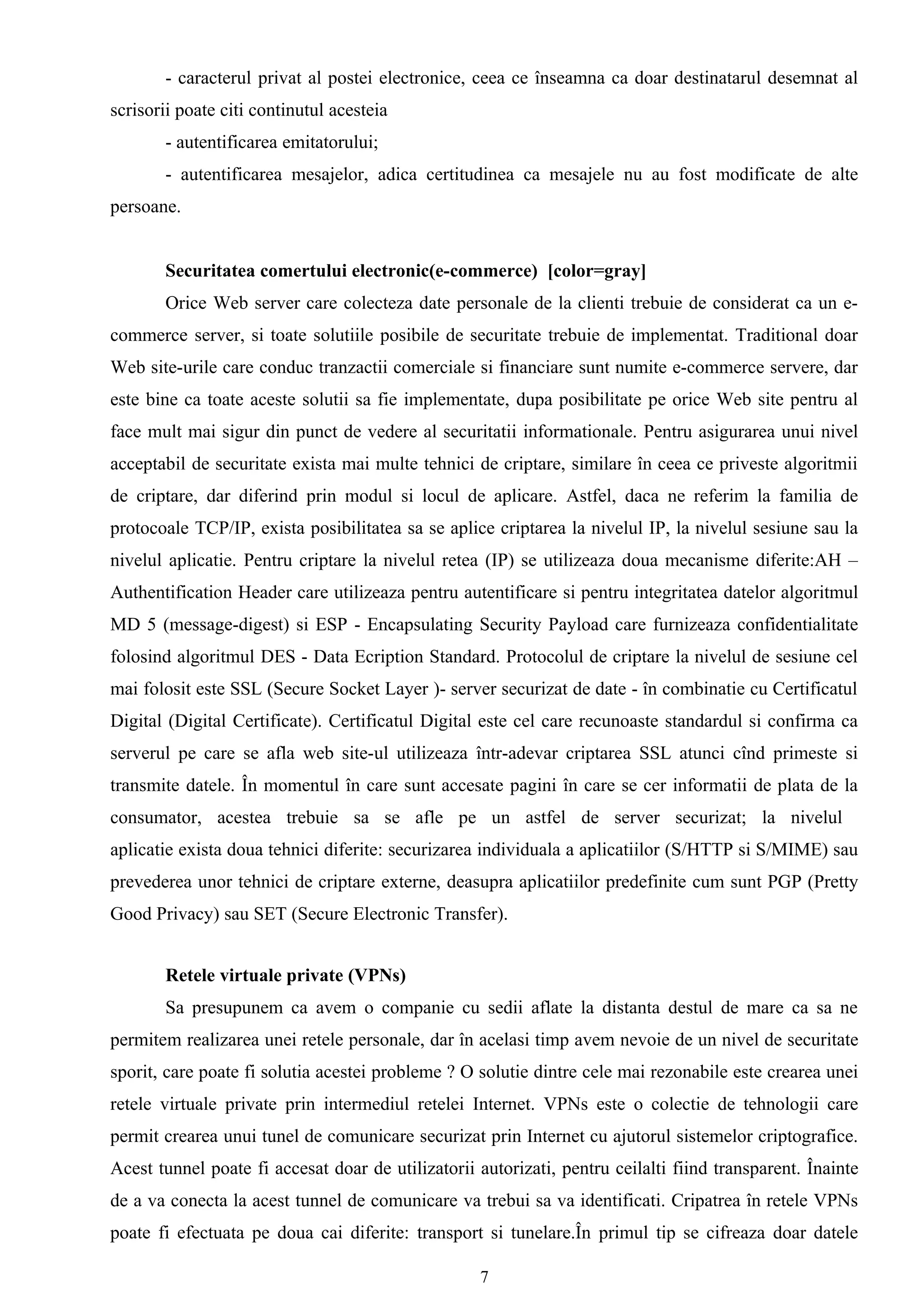 Criptografie si informatii | DOC