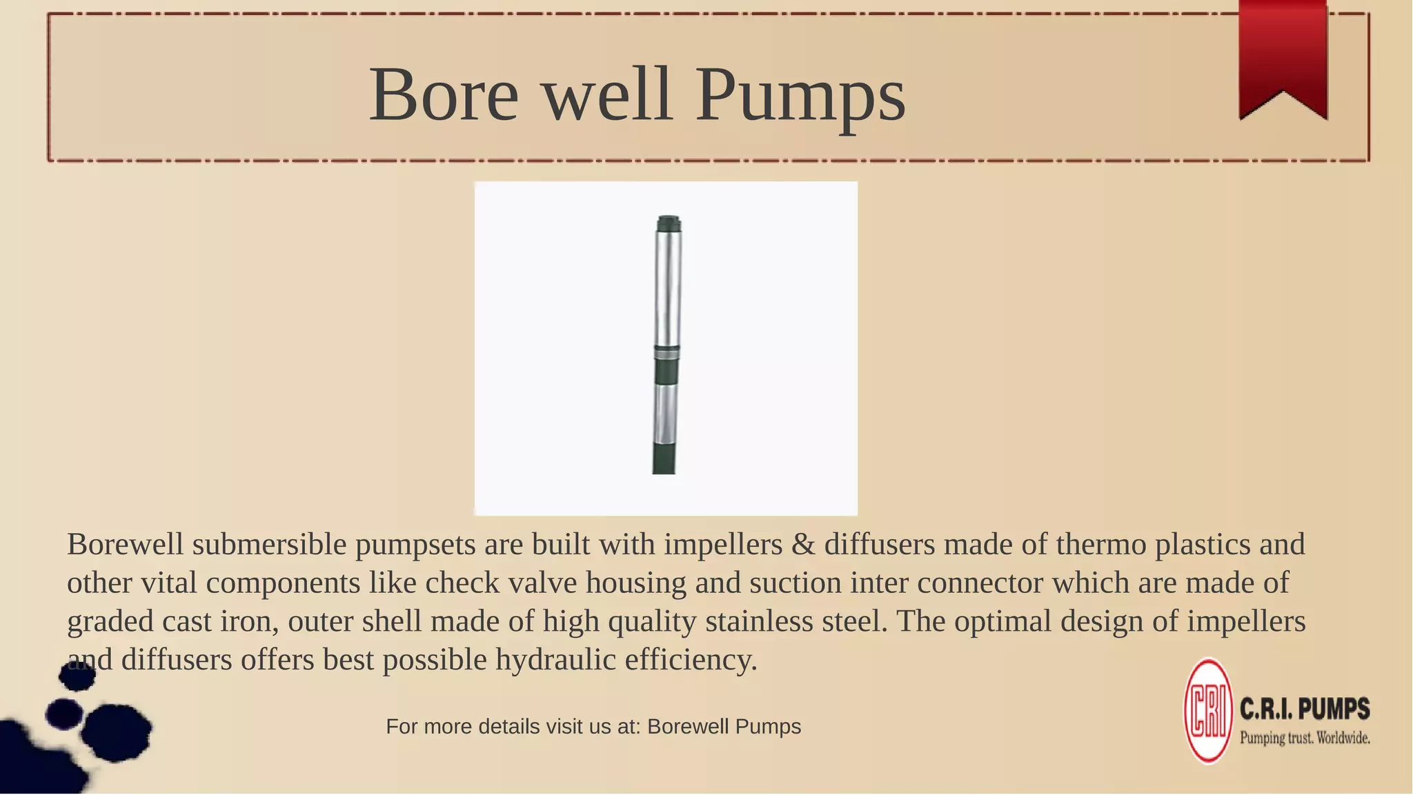 Cri Groups - Pumps Manufacturers | PPT