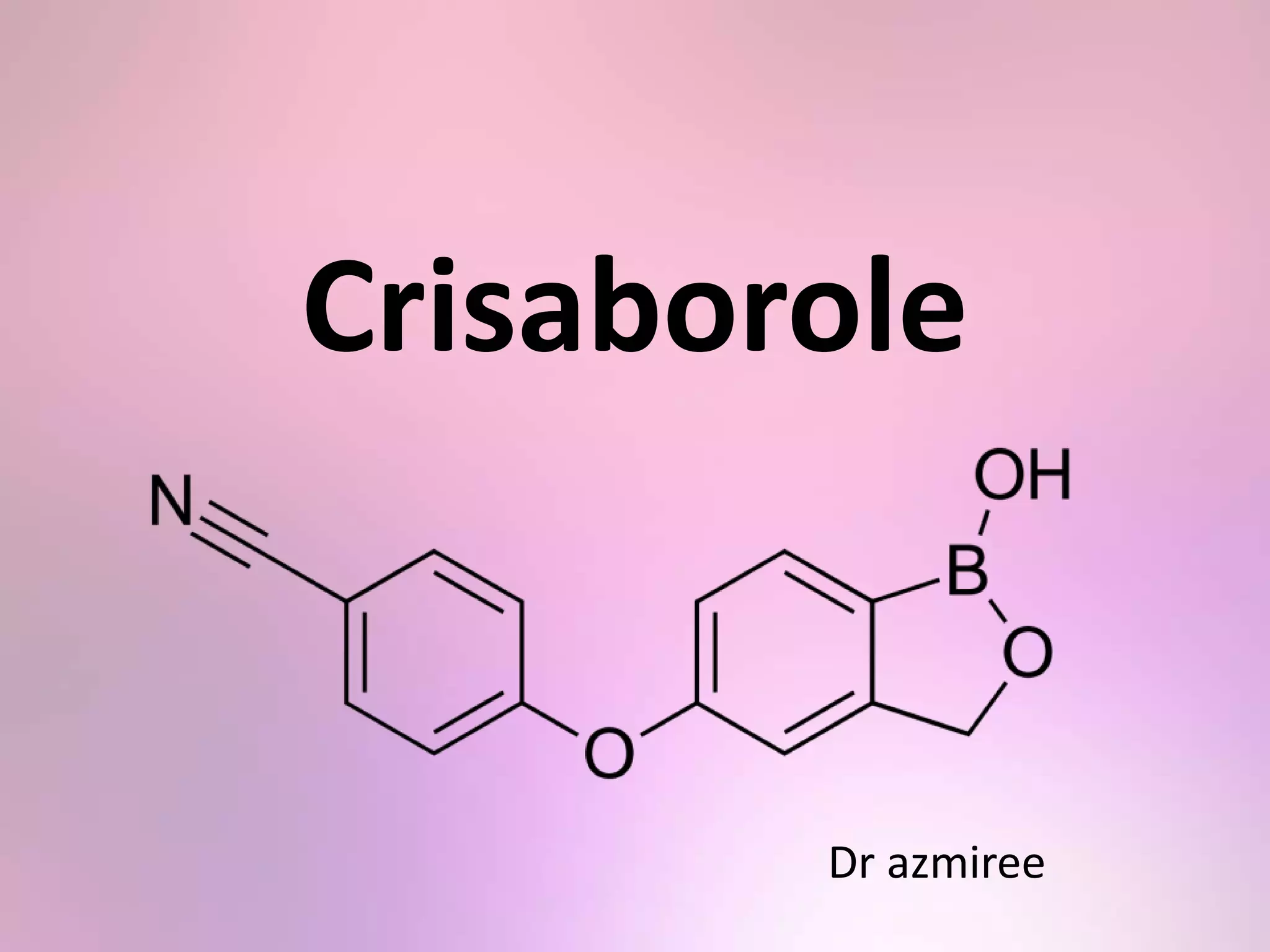 Crisaborole slide | PPTX