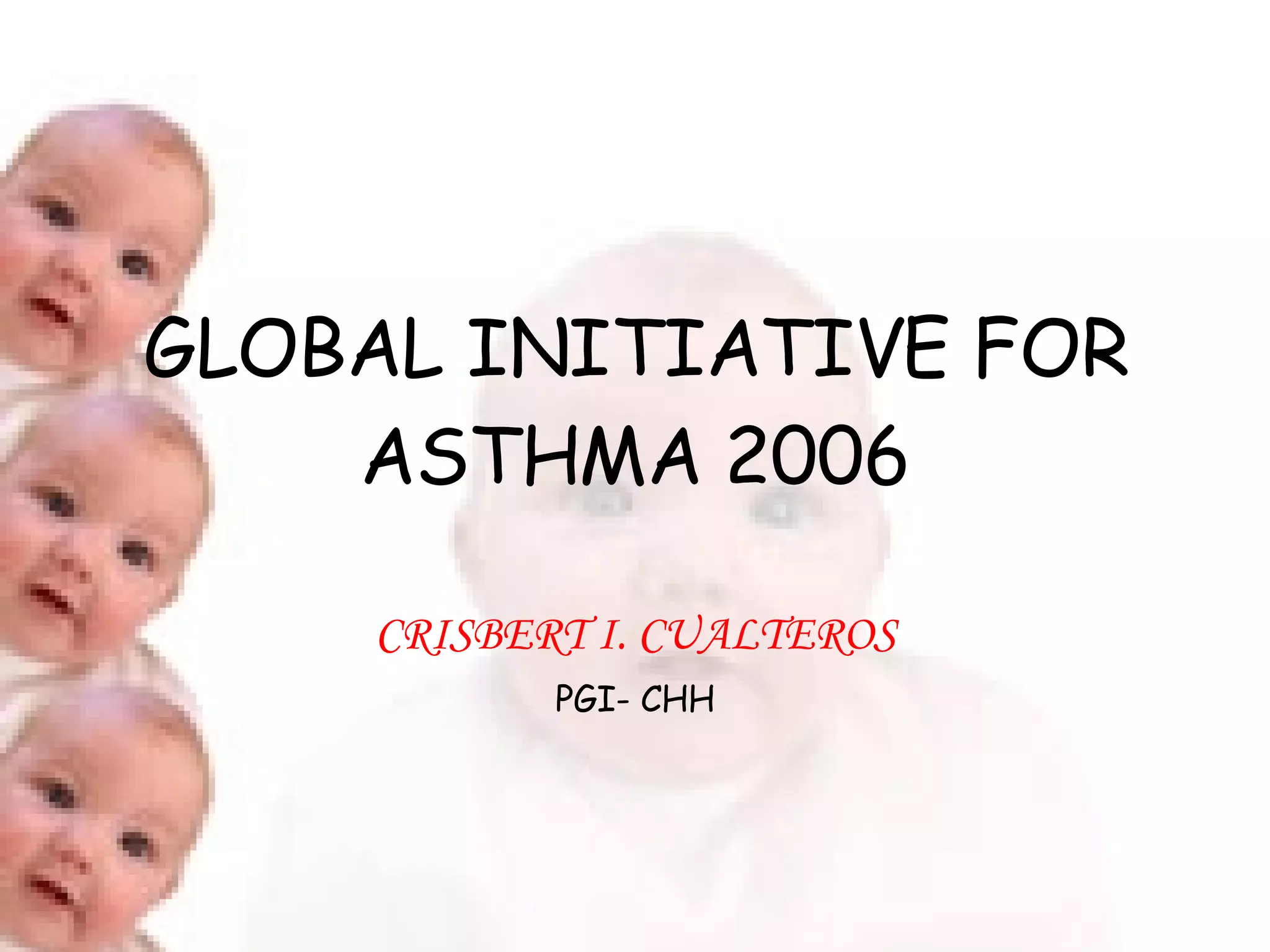 ASTHMA GINA CLASSIFICATION | PPT