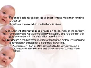 ASTHMA GINA CLASSIFICATION | PPT