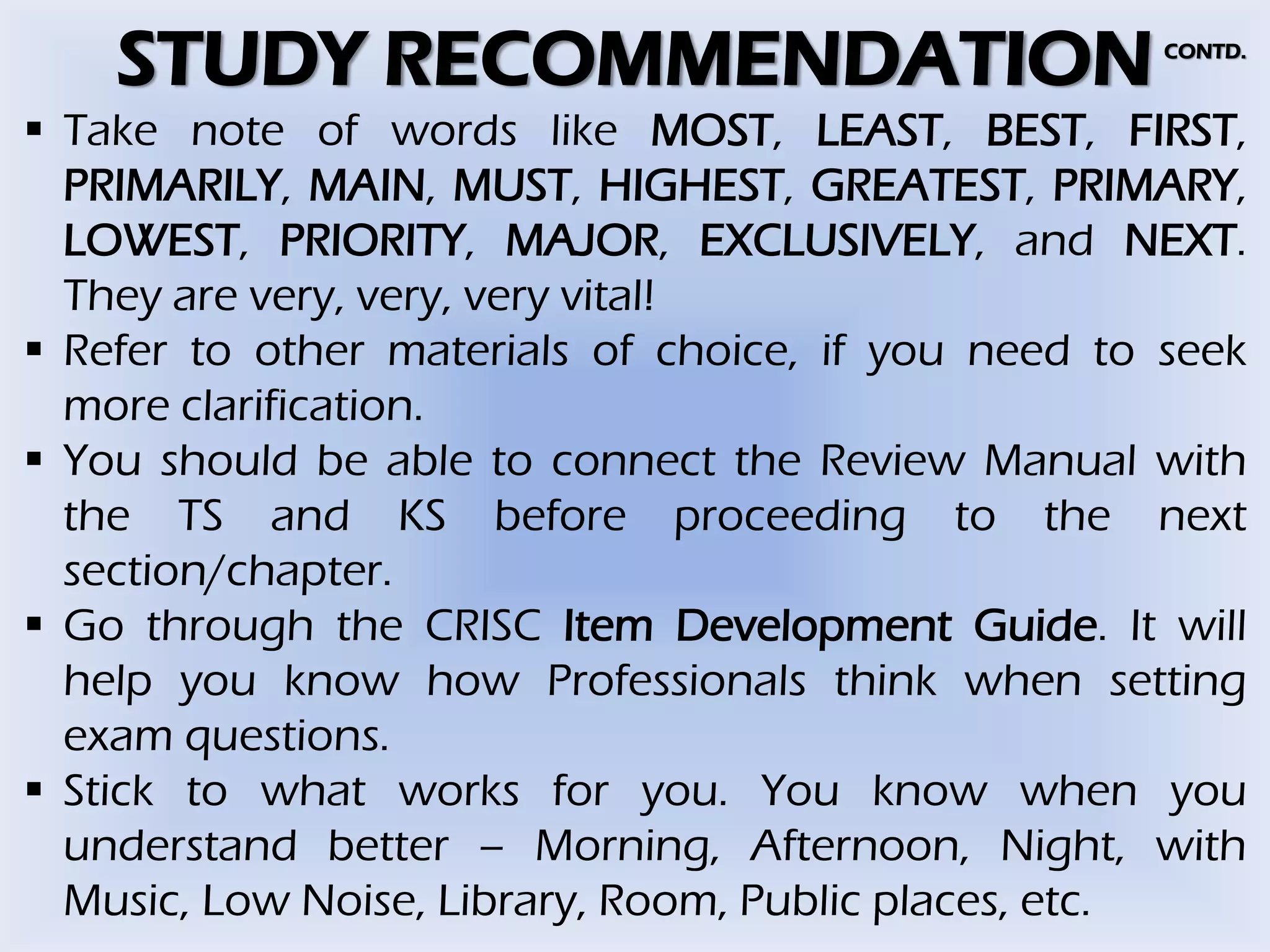Crisc prep-guide | PDF