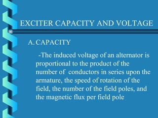 synchronous generator excitation | PPT
