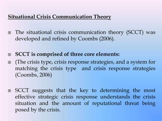 Crises response strategy | PPT