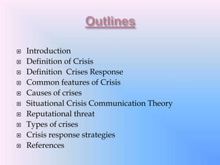 Crises response strategy | PPT