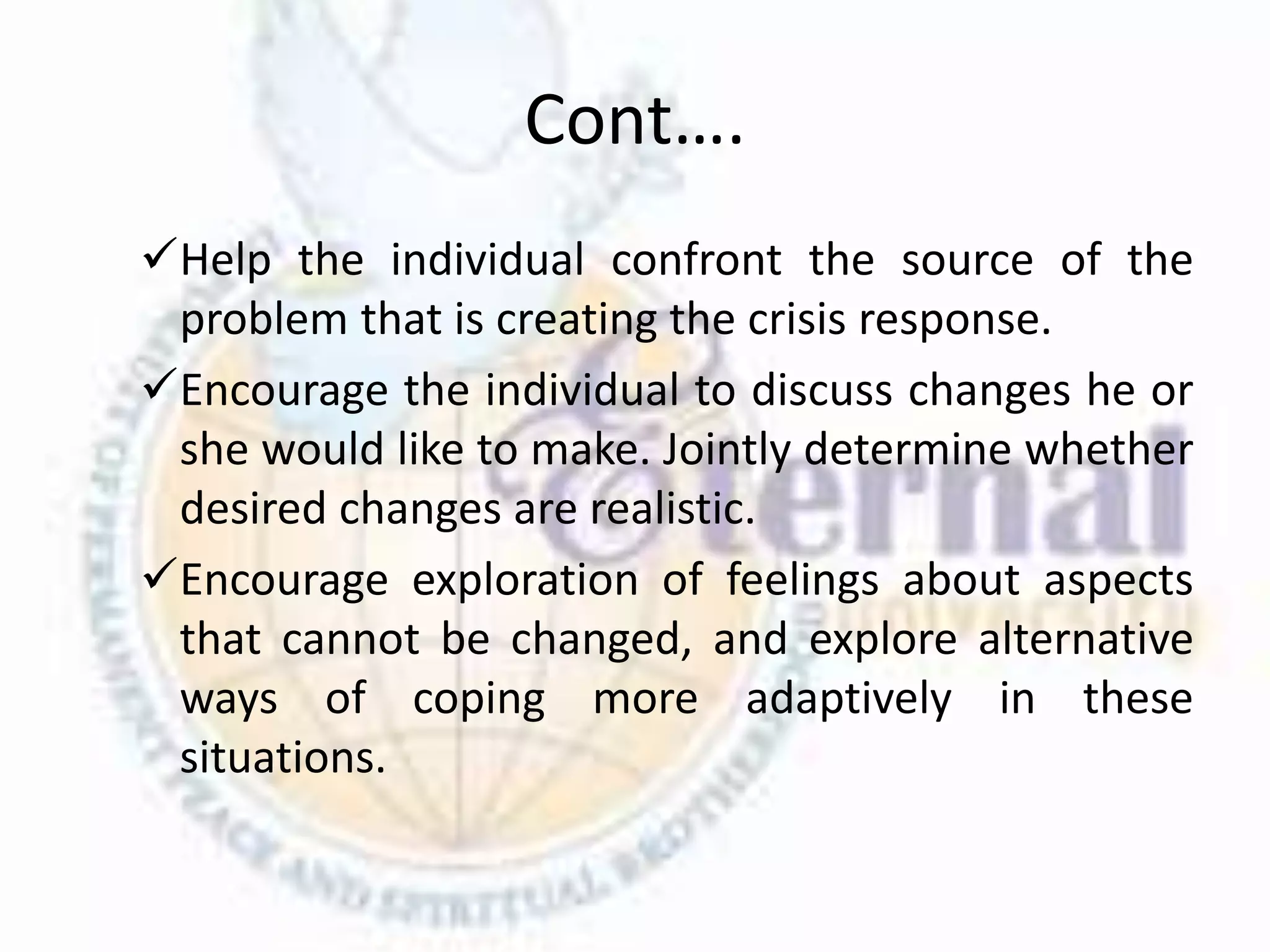 Crises, types ,management | PPTX