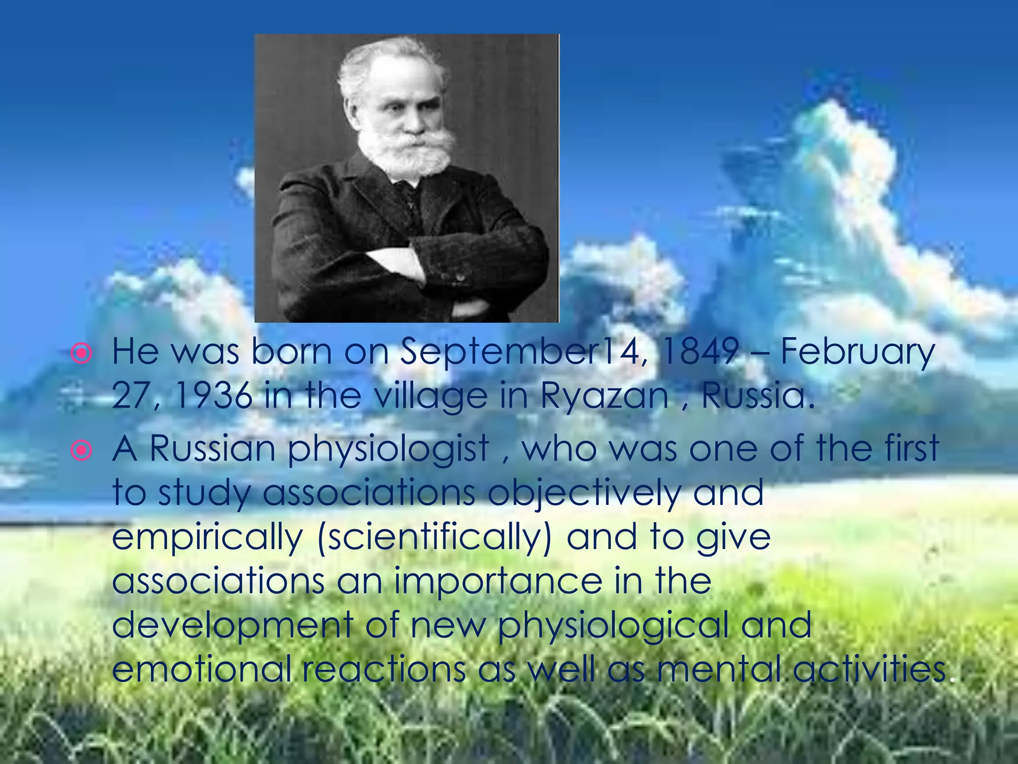 classical conditioning by ivan pavlov | PPTX