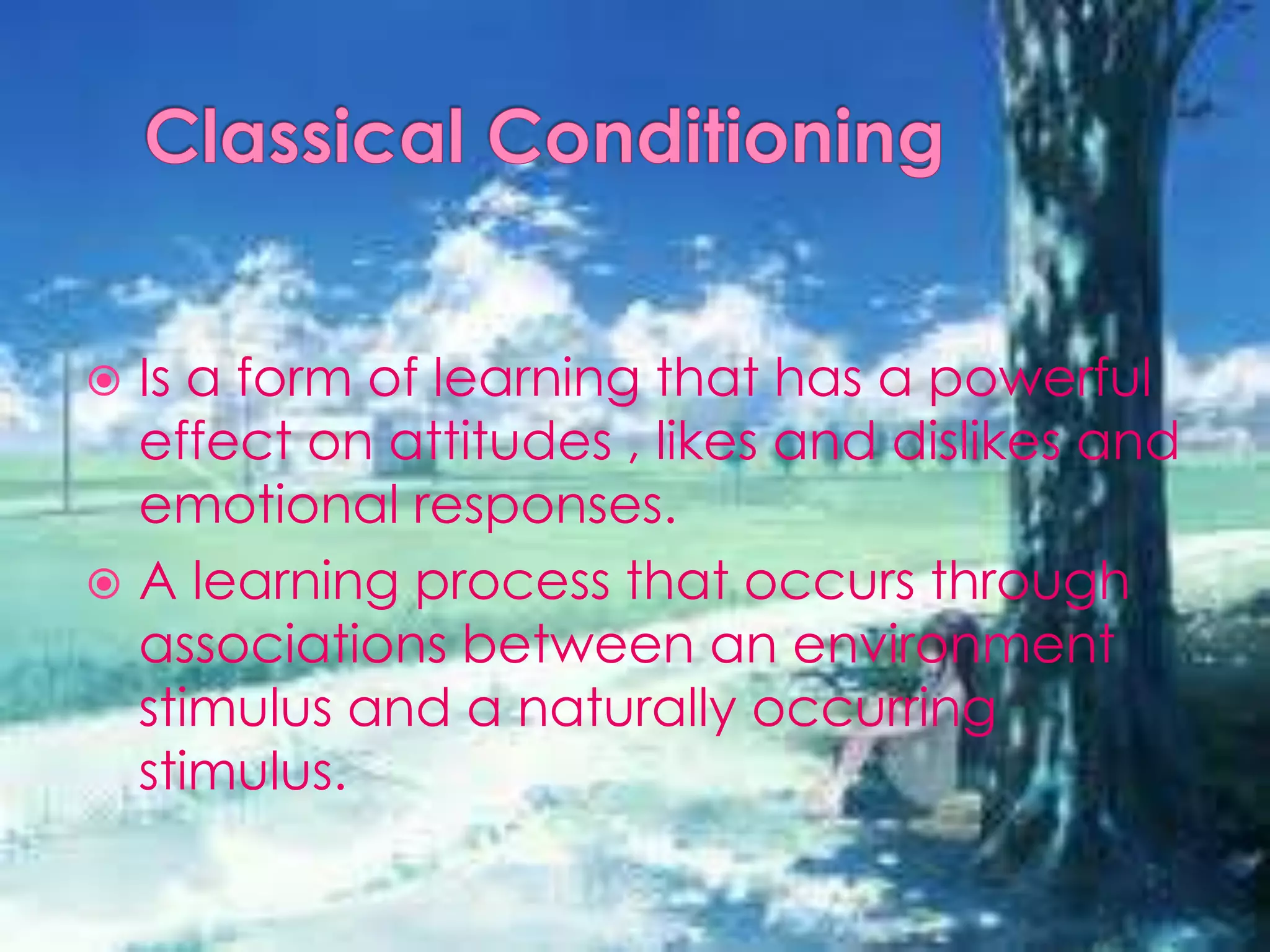 classical conditioning by ivan pavlov | PPTX
