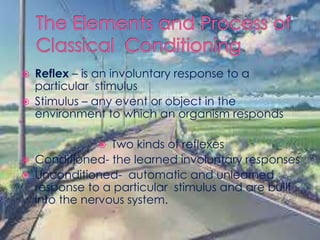 classical conditioning by ivan pavlov | PPTX