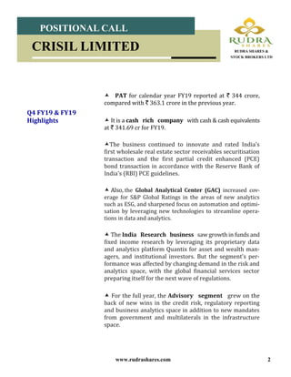 Crisil ltd | PDF