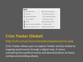 Crisis and Disasters Website Roundup | PPT