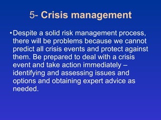 Crisis And Risk | PPT