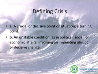 Crisis Planning 10.30.08