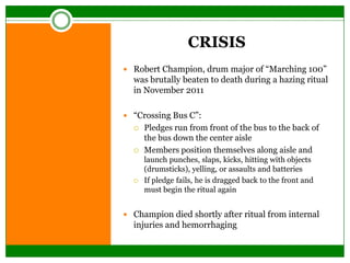 Crisis analysis | PPTX