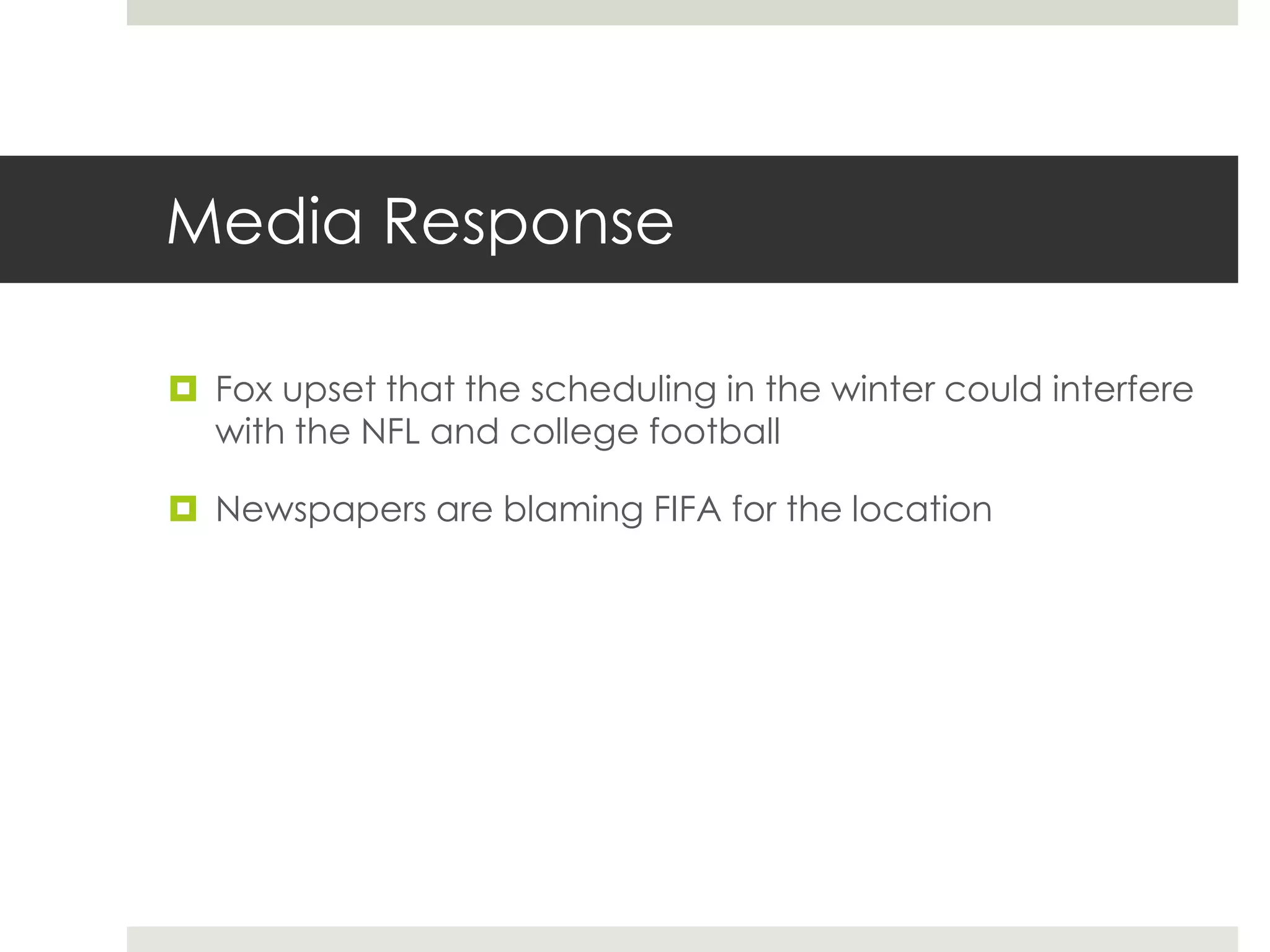 Crisis analysis on FIFA | PPTX | Soccer | Sports