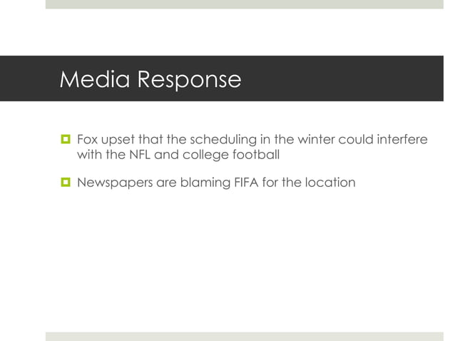 Crisis analysis on FIFA | PPTX | Soccer | Sports