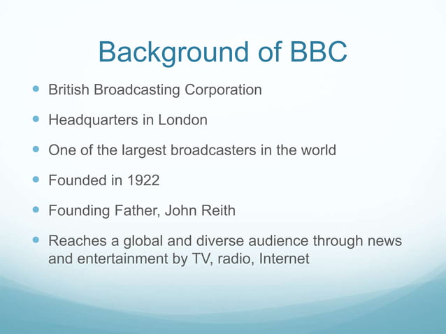 Crisis anaysis bbc | PPT