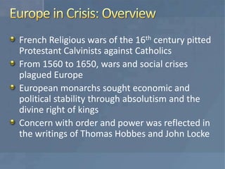 Crisis and absolutism | PPTX