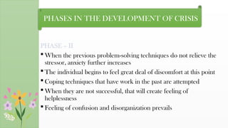 Crisis and its intervention. Crisis and its intervention.pptx