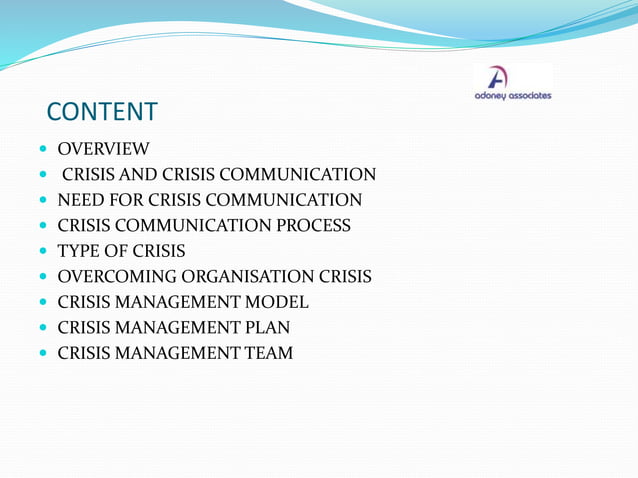 Crisis communication | PPT