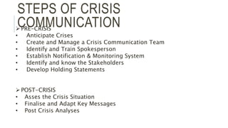 Crisis communication | PPT