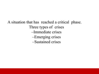 Crisis communication | PPTX