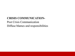 Crisis communication | PPTX