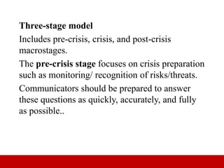 Crisis communication | PPTX