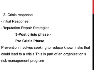 Crisis communication | PPTX