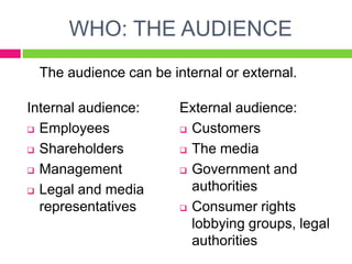 Crisis communication | PPT