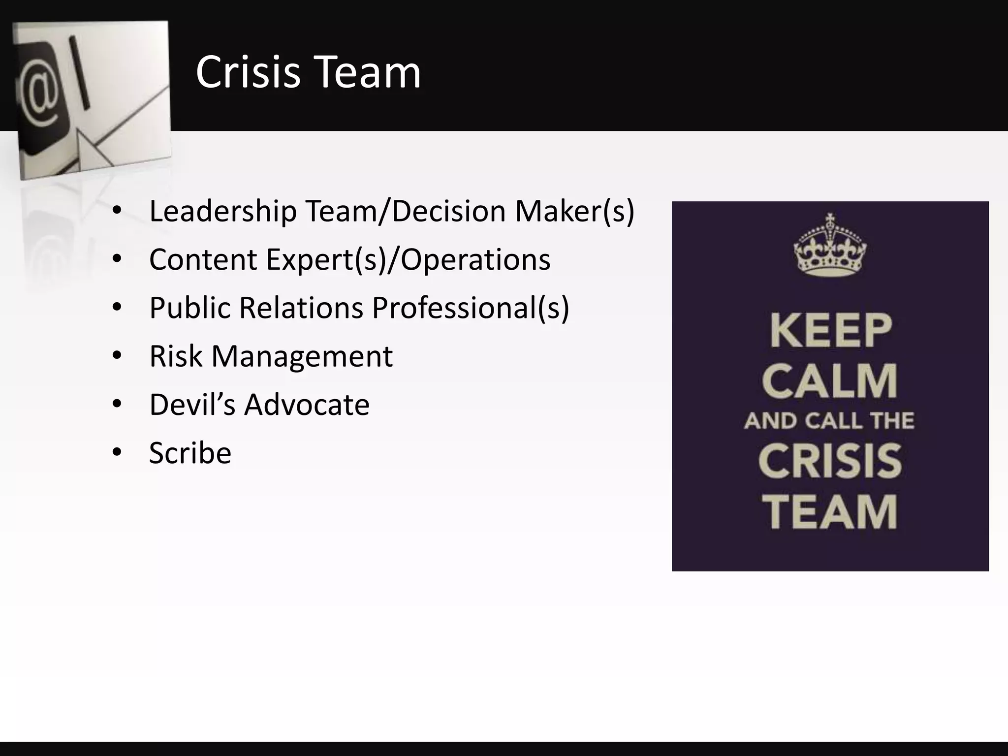 Crisis Communication & Implication for Organization | PPTX
