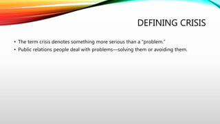 Crisis communications for business | PPT