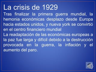 Crisis de 1929 | PPTX