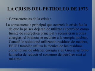 Crisis del 73 | ODP