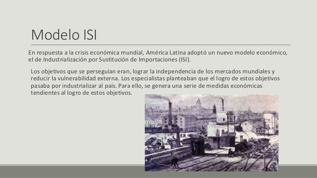 Crisis del modelo isi en chile