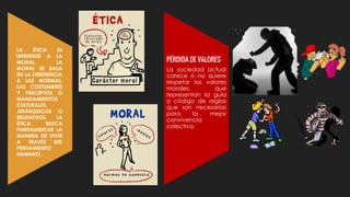 Crisis de los valores | PPTX