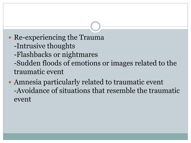 Crisis first aid for traumatic events | PPTX